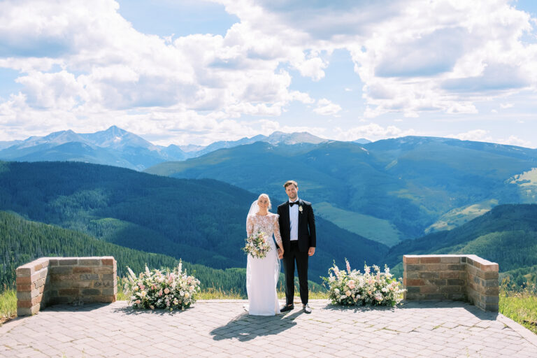 Ally + Brian {Arrabelle Square, Vail} | petalandbean.com